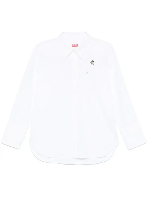 Kenzo Floral-detail Shirt