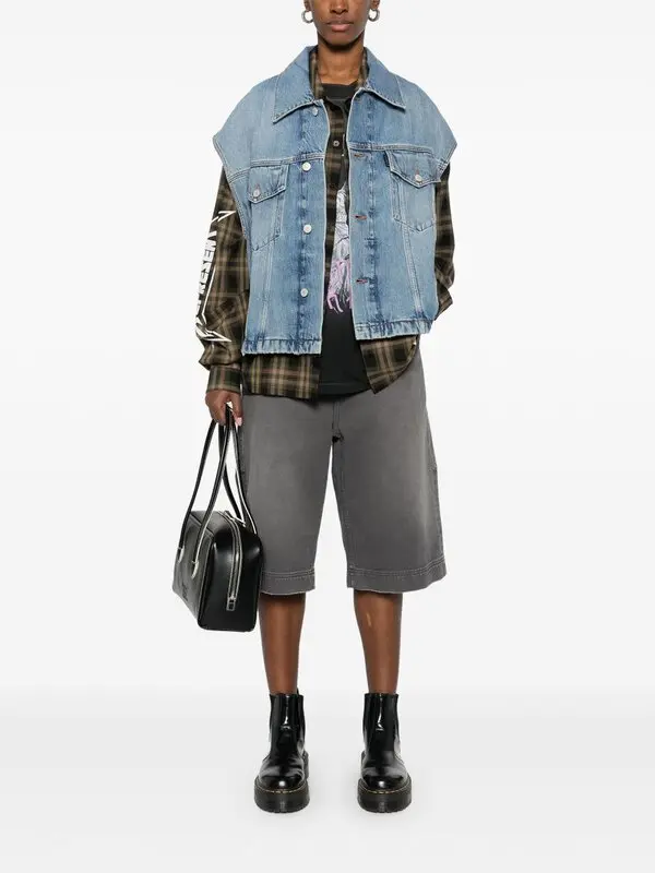 HAIKURE Denim Gilet - Blue