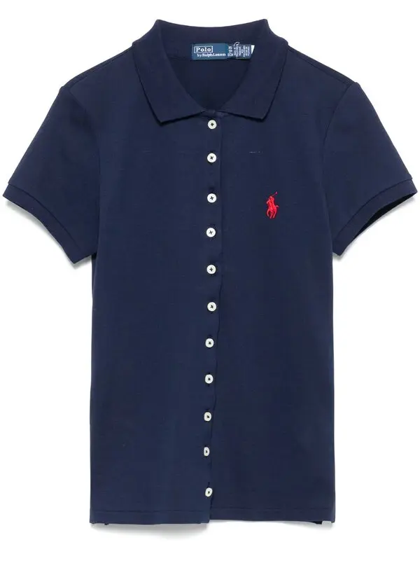 Polo Ralph Lauren Pony-embroidered Polo Shirt - Blue