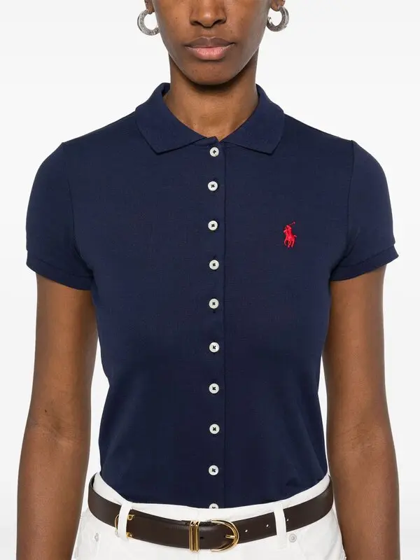 Polo Ralph Lauren Pony-embroidered Polo Shirt - Blue