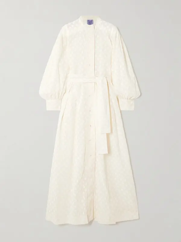 knee length dresses for ladies Midi Dress in Cotton Silk Voile