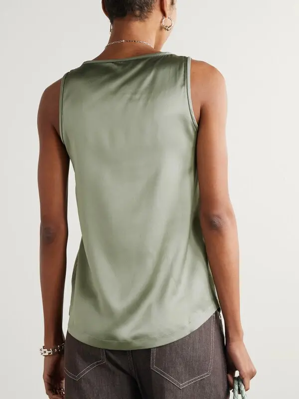 Brunello Cucinelli Bead-embellished Tank