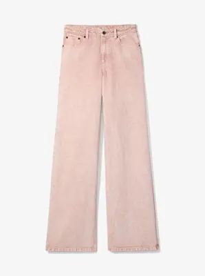 Michael Kors Garment-dyed Wide Leg Jeans