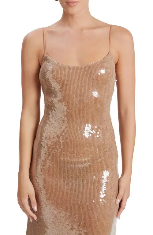 Bardot Ramira Sequin Cocktail Midi Dress