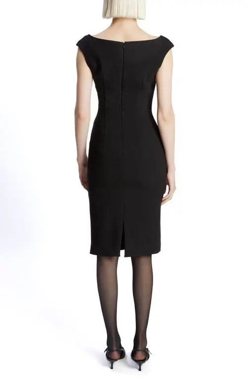 Bardot Audrey Fitted Dress In Black - 40% Off | Editorialist