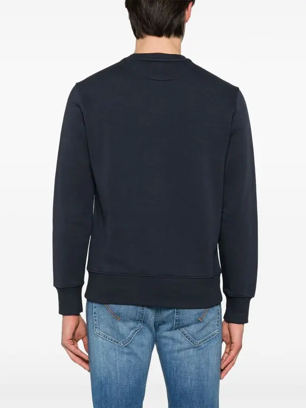 Gant Shield-motif Crewneck Sweatshirt - Blue