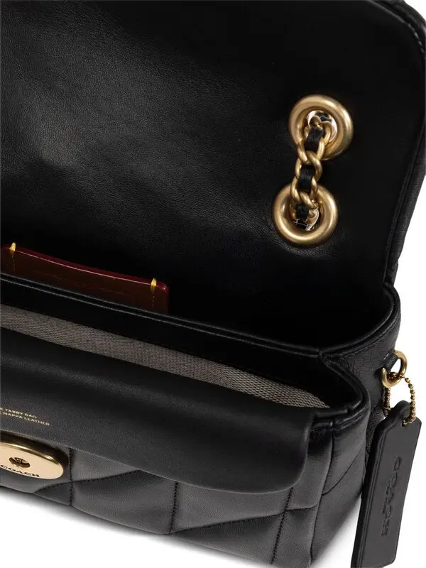COACH Tabby 20 Quilted Shoulder Bag - Black