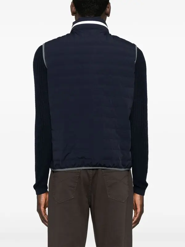 Brunello Cucinelli Padded Gilet - Blue