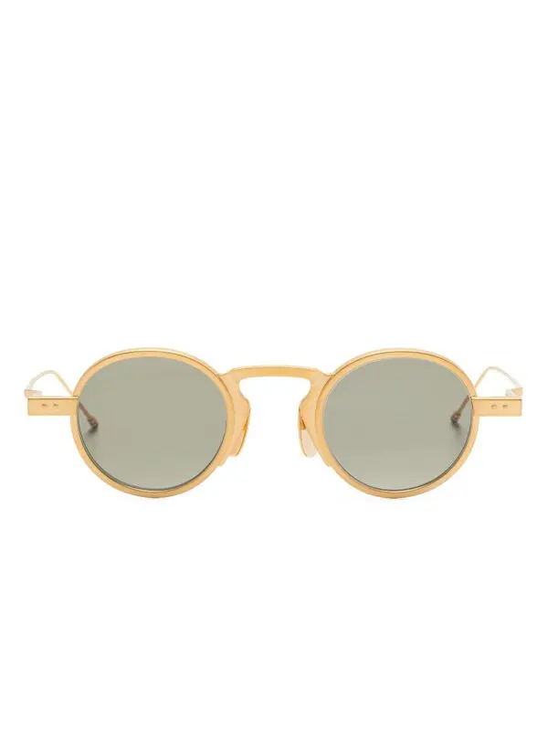 Thom Browne Round-frame Sunglasses - Gold