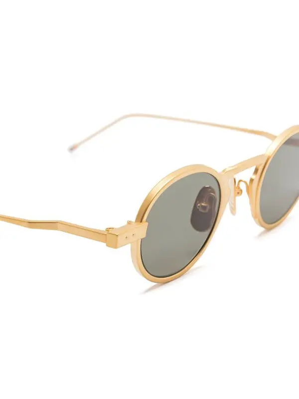 Thom Browne Round-frame Sunglasses - Gold