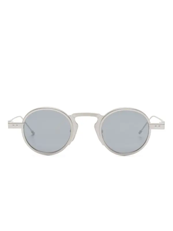 Thom Browne Round-frame Sunglasses - Silver