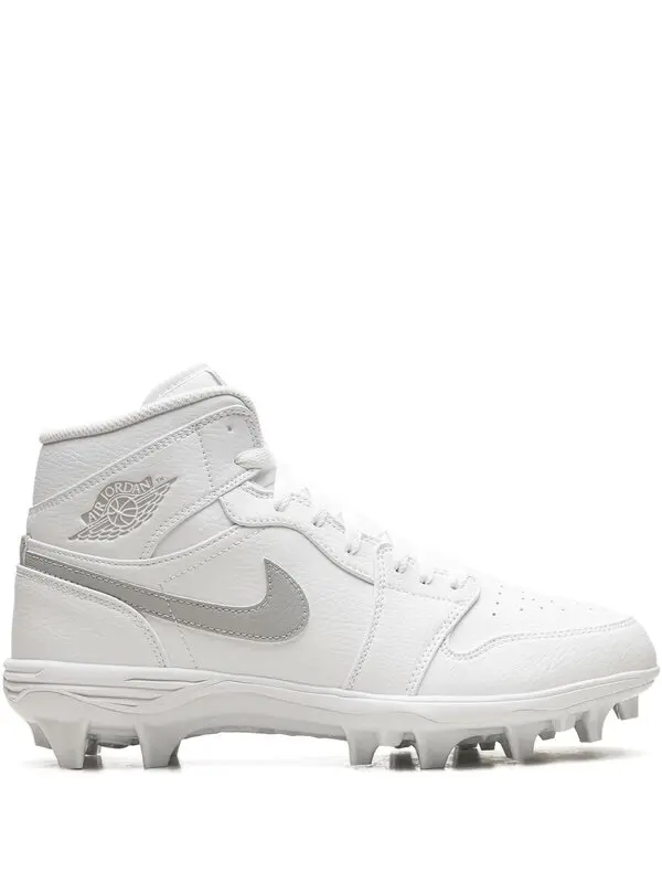 JORDAN 1 Mid Cleats - White