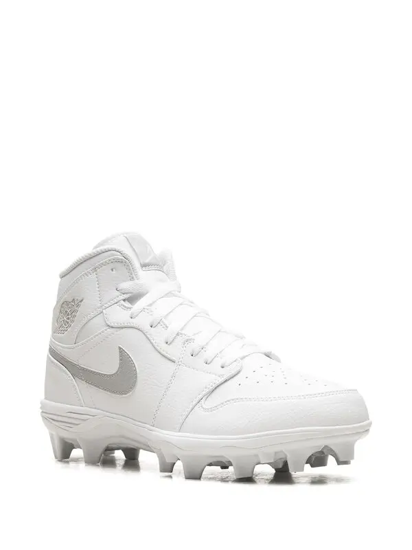 JORDAN 1 Mid Cleats - White
