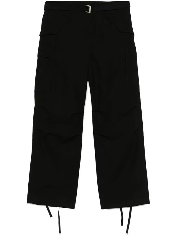 Sacai Belted Cargo Pants - Black