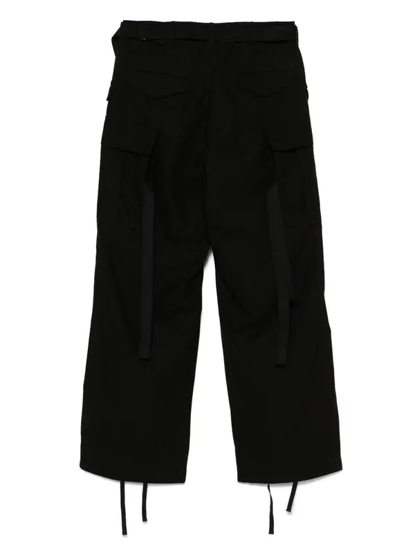 Sacai Belted Cargo Pants - Black