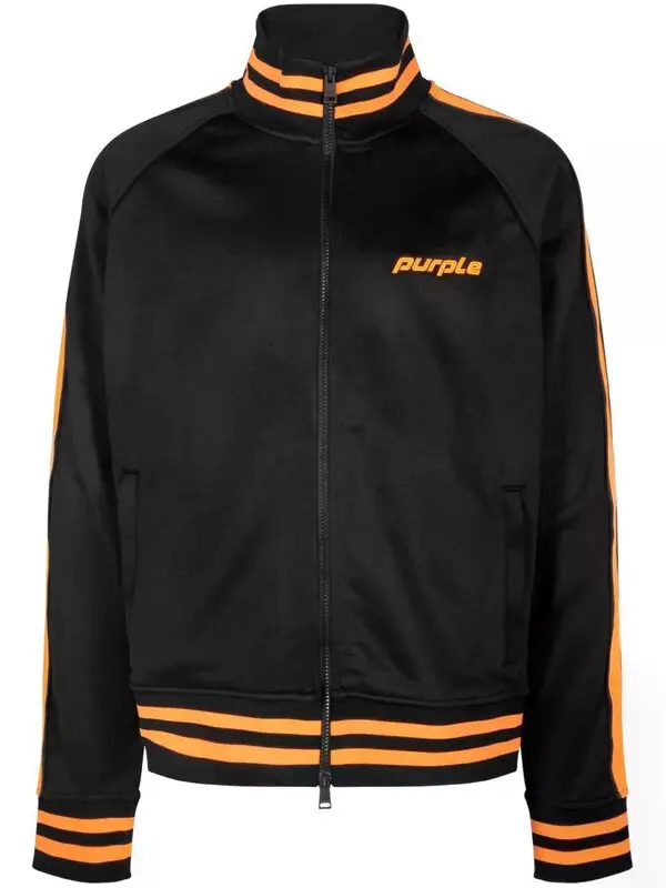 PURPLE BRAND Logo-print Track Jacket