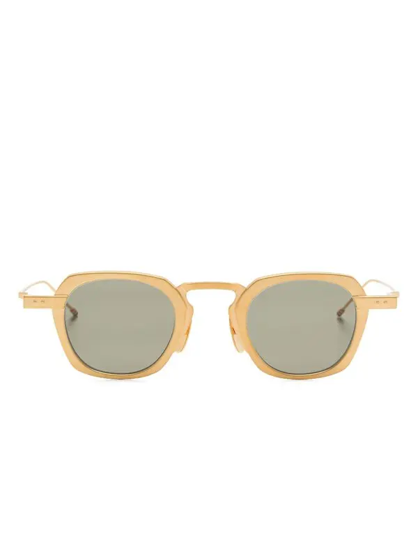 Thom Browne Geometric Sunglasses - Gold