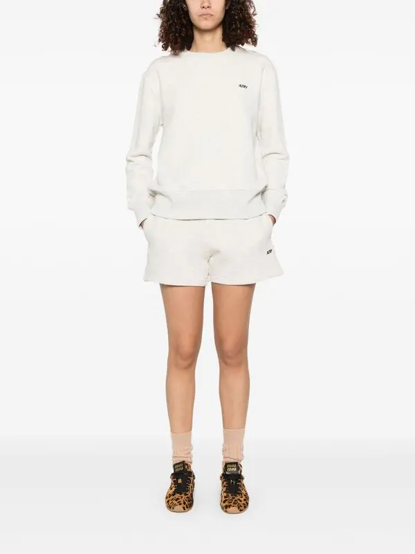 AUTRY Embroidered Logo Shorts - Grey