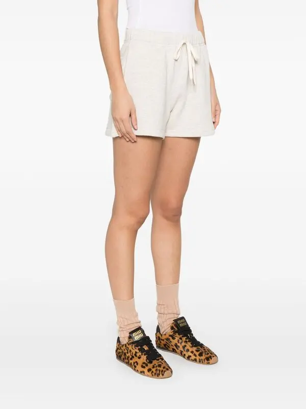 AUTRY Embroidered Logo Shorts - Grey