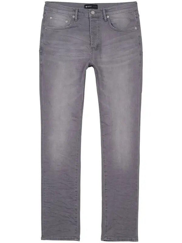 PURPLE BRAND Faded Straight Leg Denim - Grey