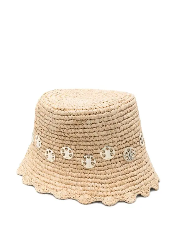 Rabanne Autres Bucket Hat - Brown