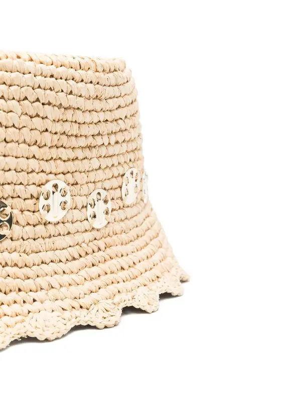 Rabanne Autres Bucket Hat - Brown
