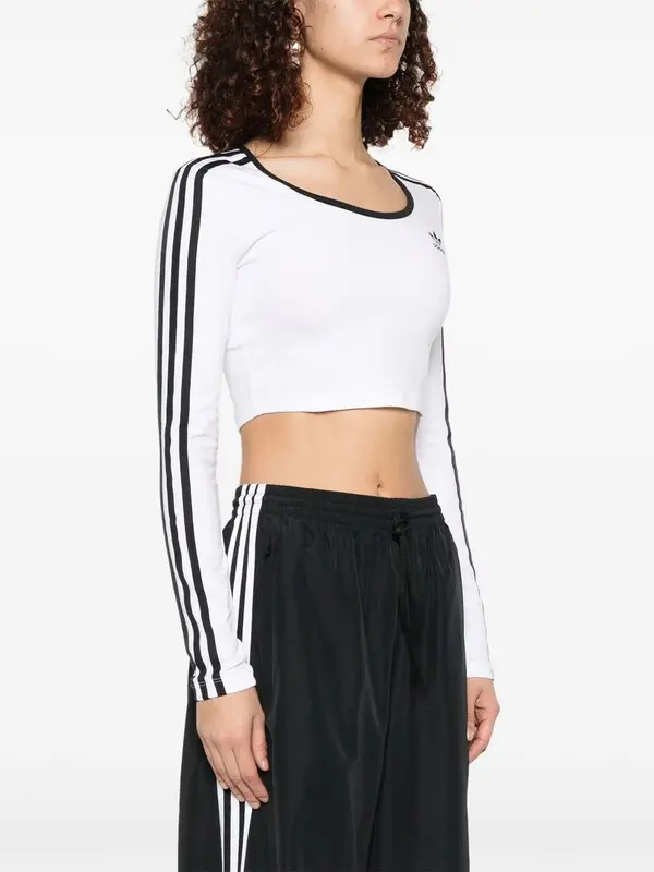 Adidas Cropped 3-stripes T-shirt
