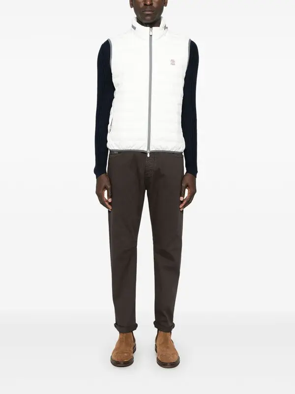 Brunello Cucinelli Padded Gilet - Neutrals