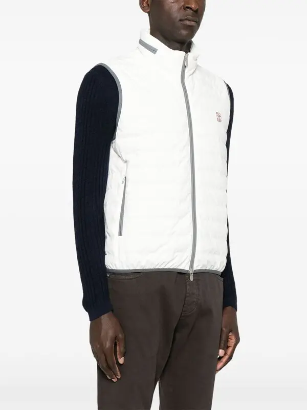 Brunello Cucinelli Padded Gilet - Neutrals