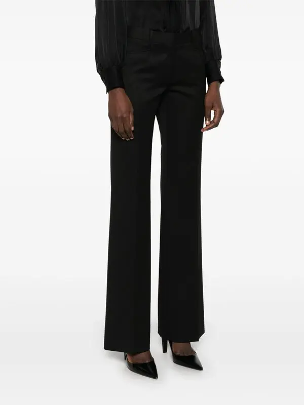 TOM FORD Wool Tailored Trousers - Black