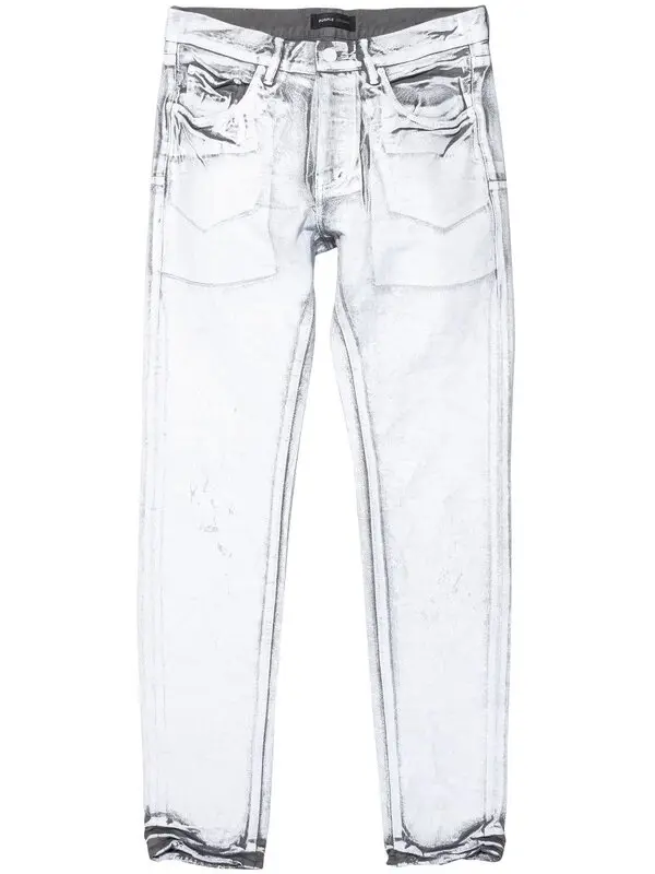 PURPLE BRAND Overdye Foil Denim