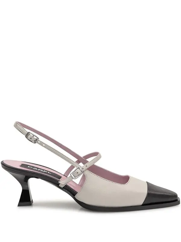 CAREL 50mm Cecile Slingback Pumps - Neutrals