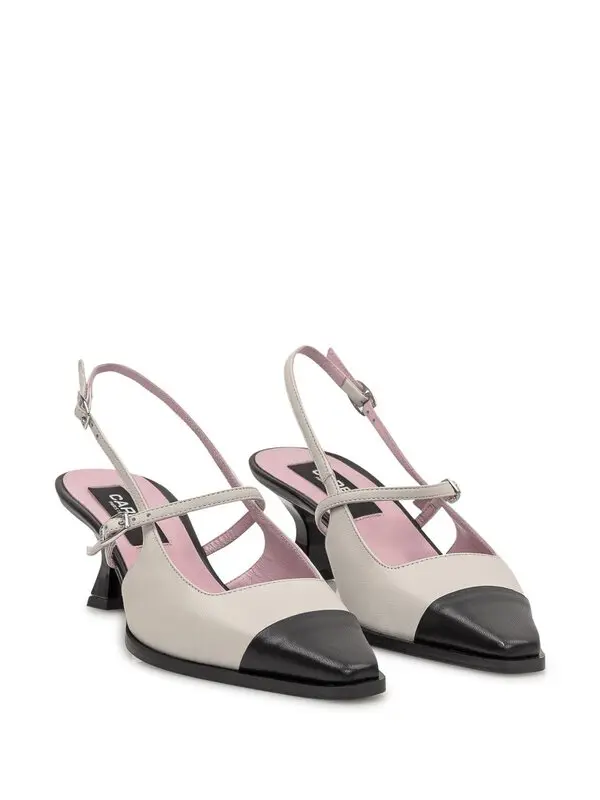 CAREL 50mm Cecile Slingback Pumps - Neutrals