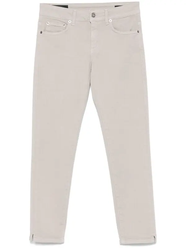 DONDUP Rose Straight Leg Jeans - Neutrals