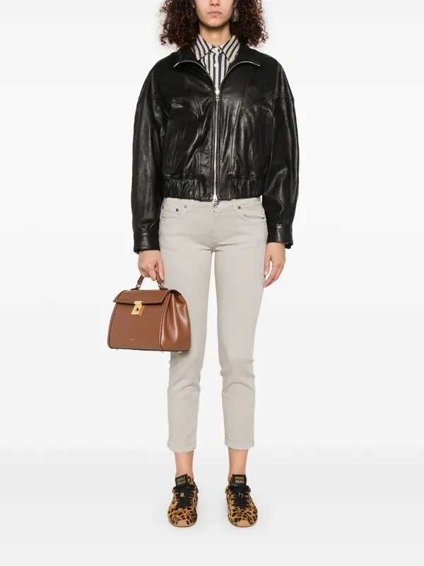 DONDUP Rose Straight Leg Jeans - Neutrals