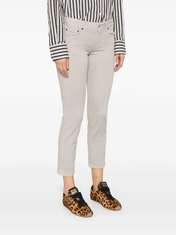 DONDUP Rose Straight Leg Jeans - Neutrals