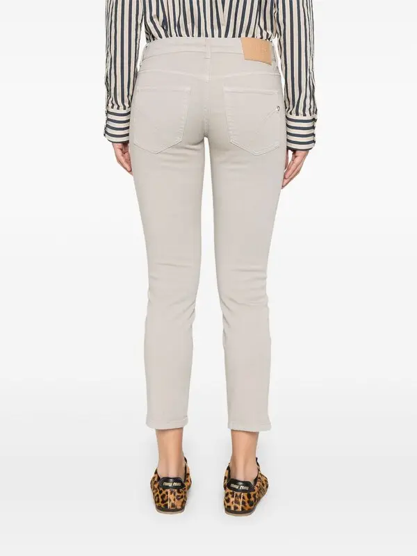 DONDUP Rose Straight Leg Jeans - Neutrals