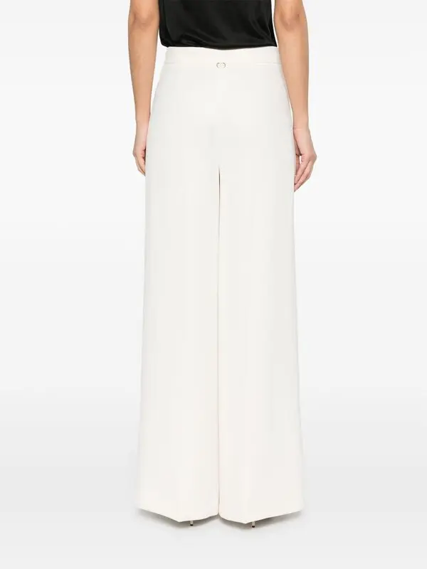 TWINSET Crepe Palazzo Pants - Neutrals