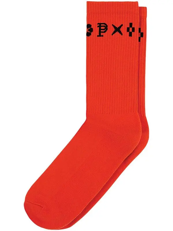 PURPLE BRAND Monogram Crew Socks