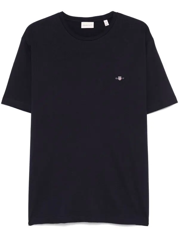 Gant Shield-motif Short-sleeve T-shirt - Blue