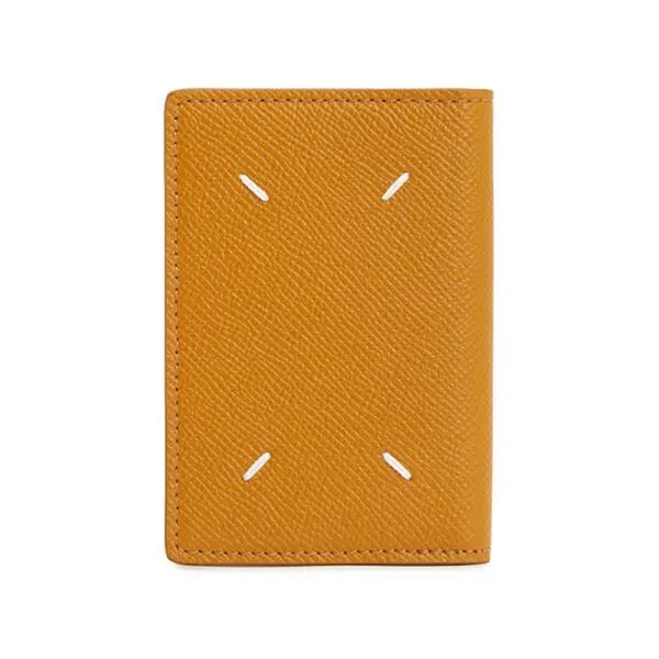 MAISON MARGIELA Four Stitches Card Holder - Mustard
