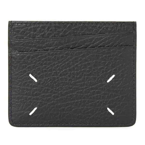 MAISON MARGIELA Stitch Card Holder - Black
