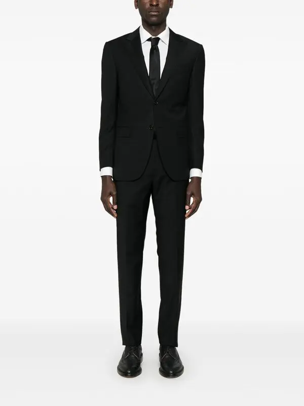 Corneliani Single-breasted Suit - Black