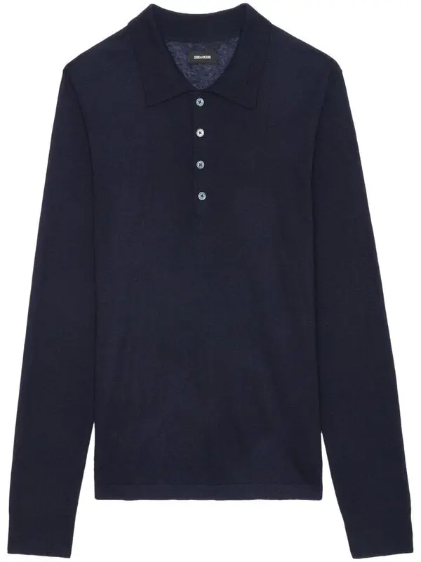 Zadig&Voltaire Dimi Cashmere Polo Shirt