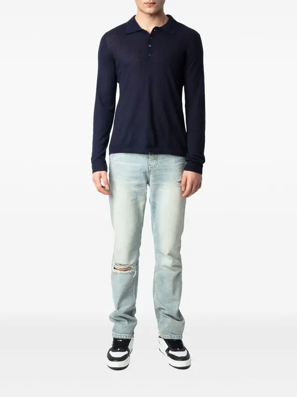 Zadig&Voltaire Dimi Cashmere Polo Shirt