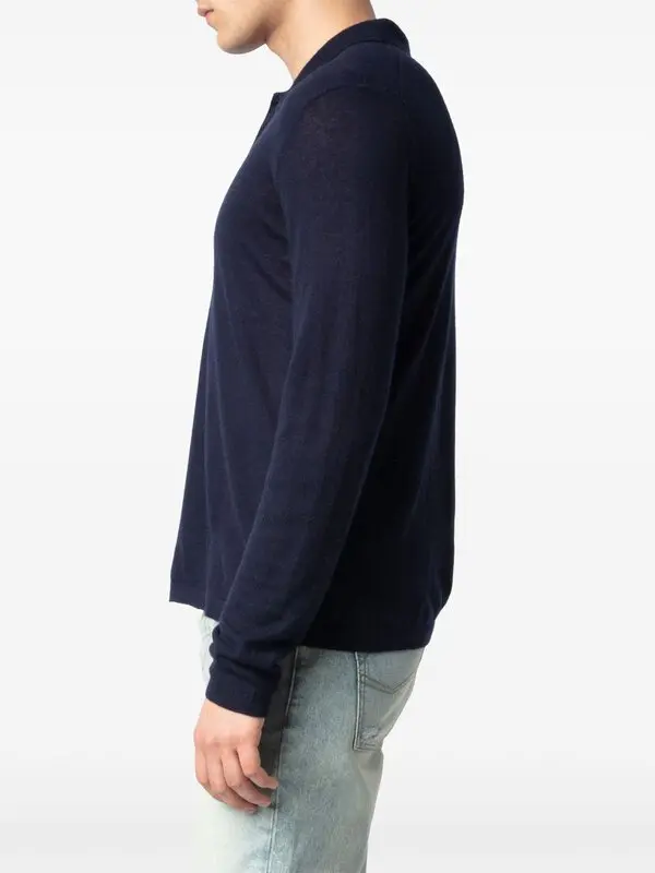 Zadig&Voltaire Dimi Cashmere Polo Shirt