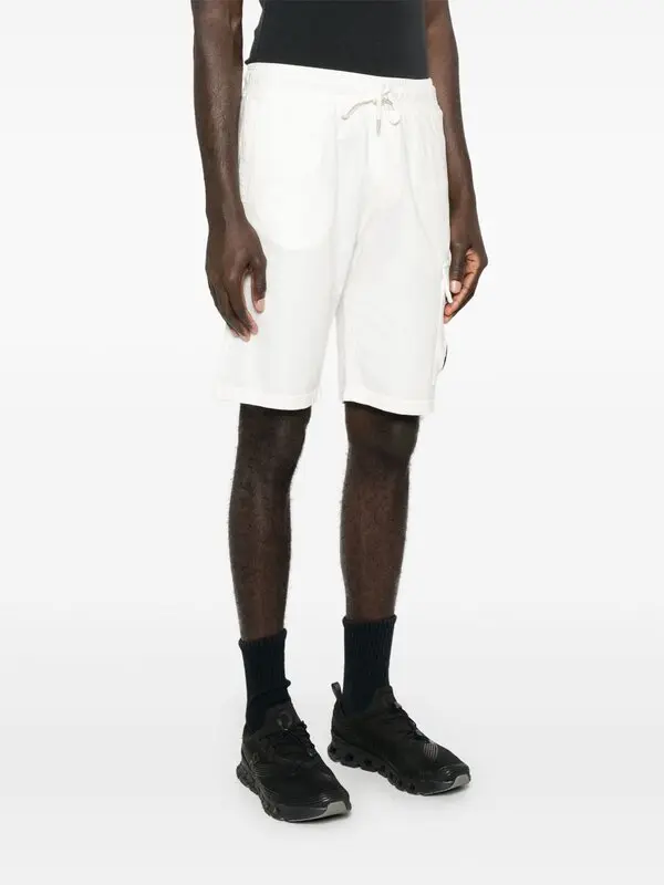C.P. COMPANY Lens Cargo Shorts - White