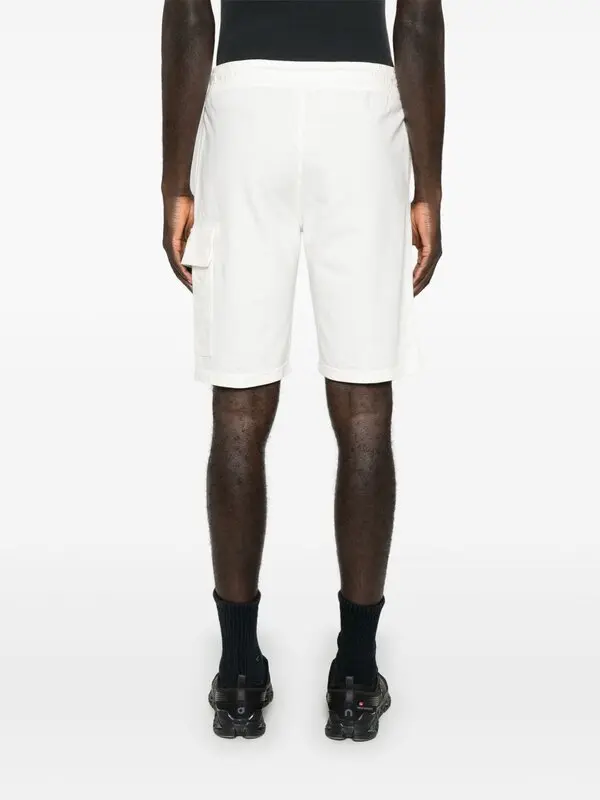 C.P. COMPANY Lens Cargo Shorts - White
