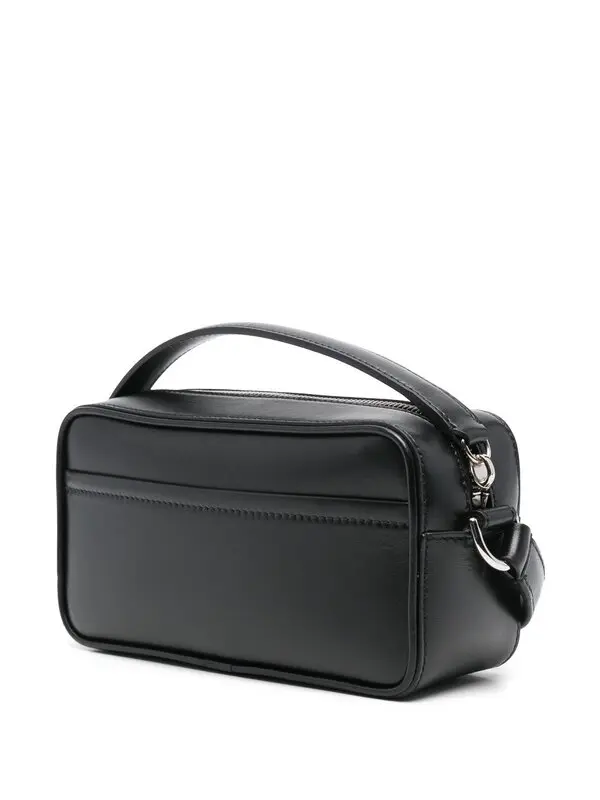 JACQUEMUS ブラックレザー ショルダーバッグ JACQUEMUS ブラックレザーショルダーバッグ 【公式通販】