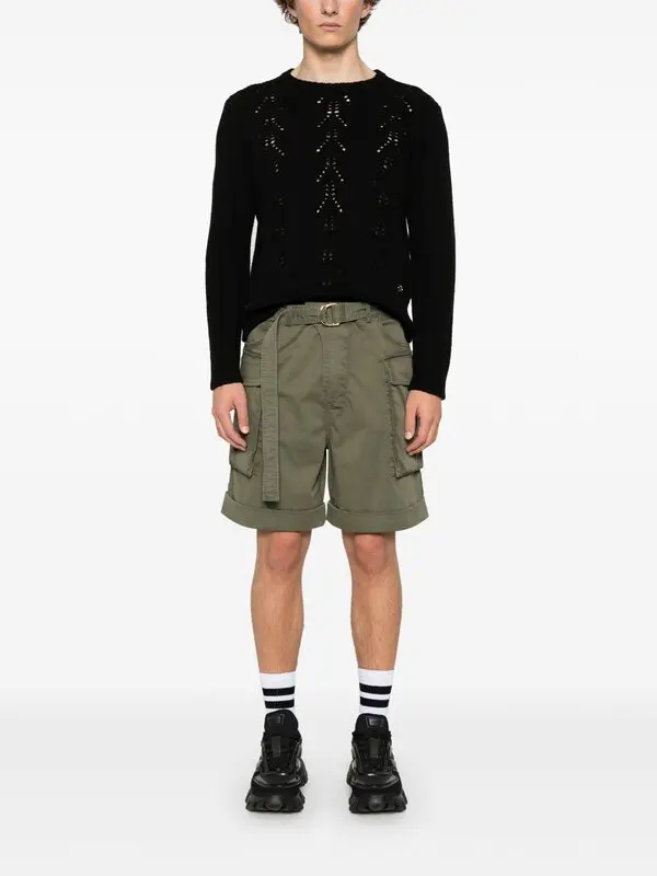 Balmain Cargo Shorts - Green